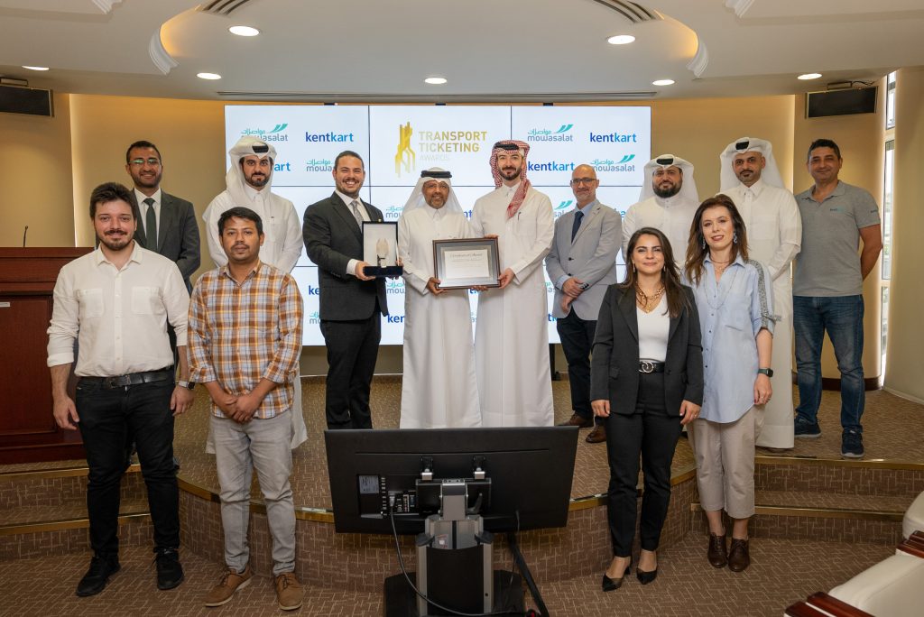 مواصلات (كروه) تحصل على جائزة “أفضل مزود للتذاكر لهذا العام” في المؤتمر ...